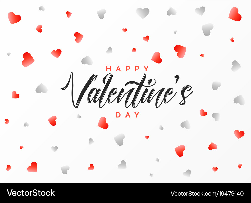 Happy valentines day greeting design Royalty Free Vector