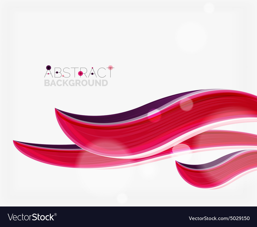 Abstract realistic solid wave background Vector Image