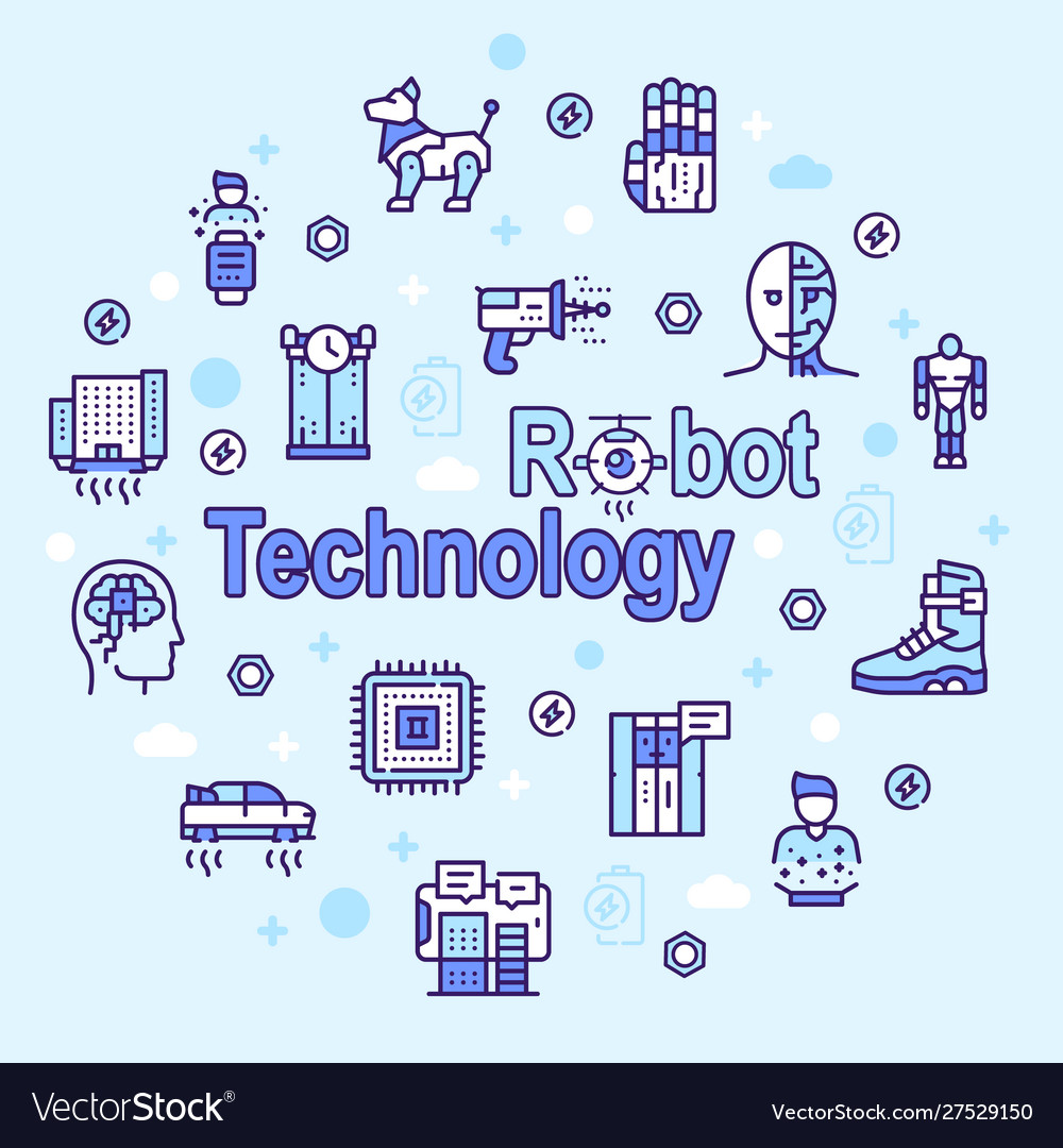 Ai color linear icons set Royalty Free Vector Image Ai color linear icons set Royalty Free Vector Image