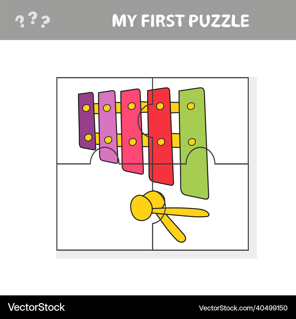 Education paper game for preshool children Vector Image