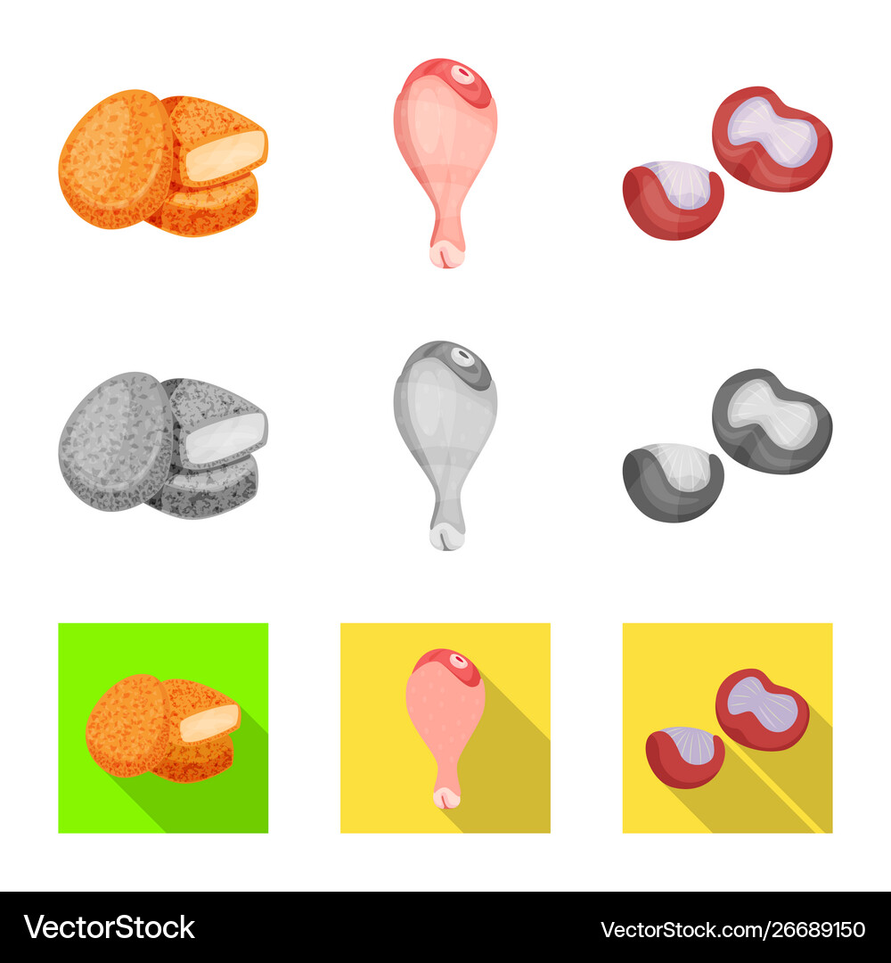 Product and poultry icon Royalty Free Vector Image