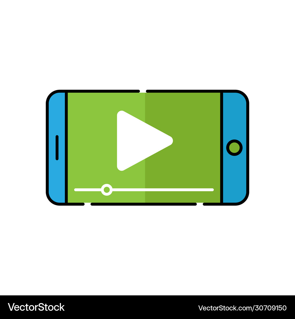 Video call icon logo call icon design Royalty Free Vector