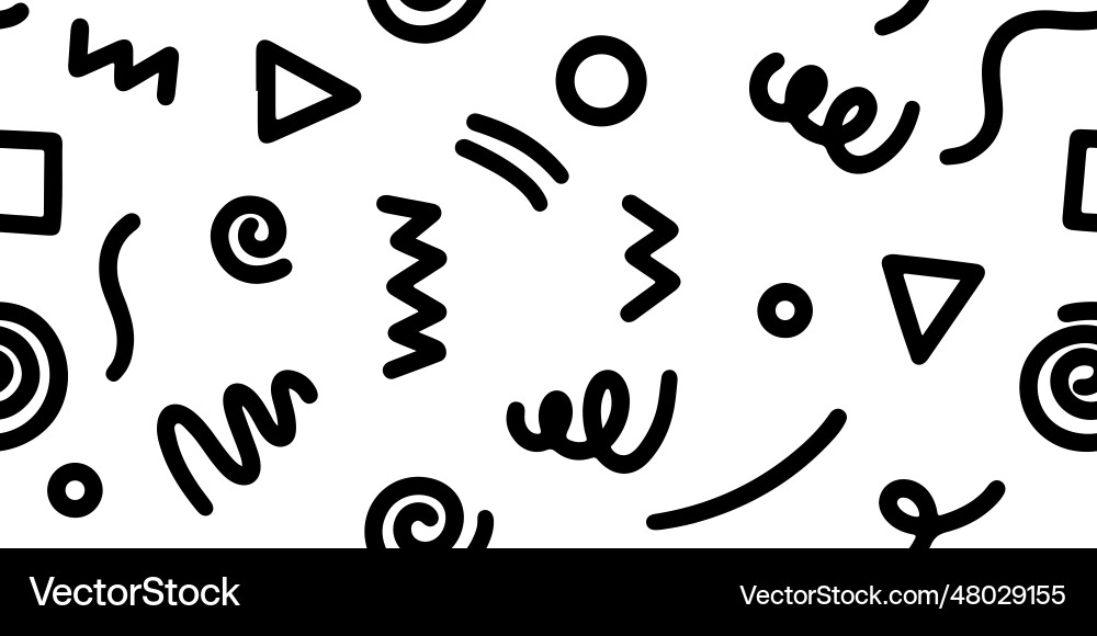Doodle sketch style of simple childish scribble Vector Image