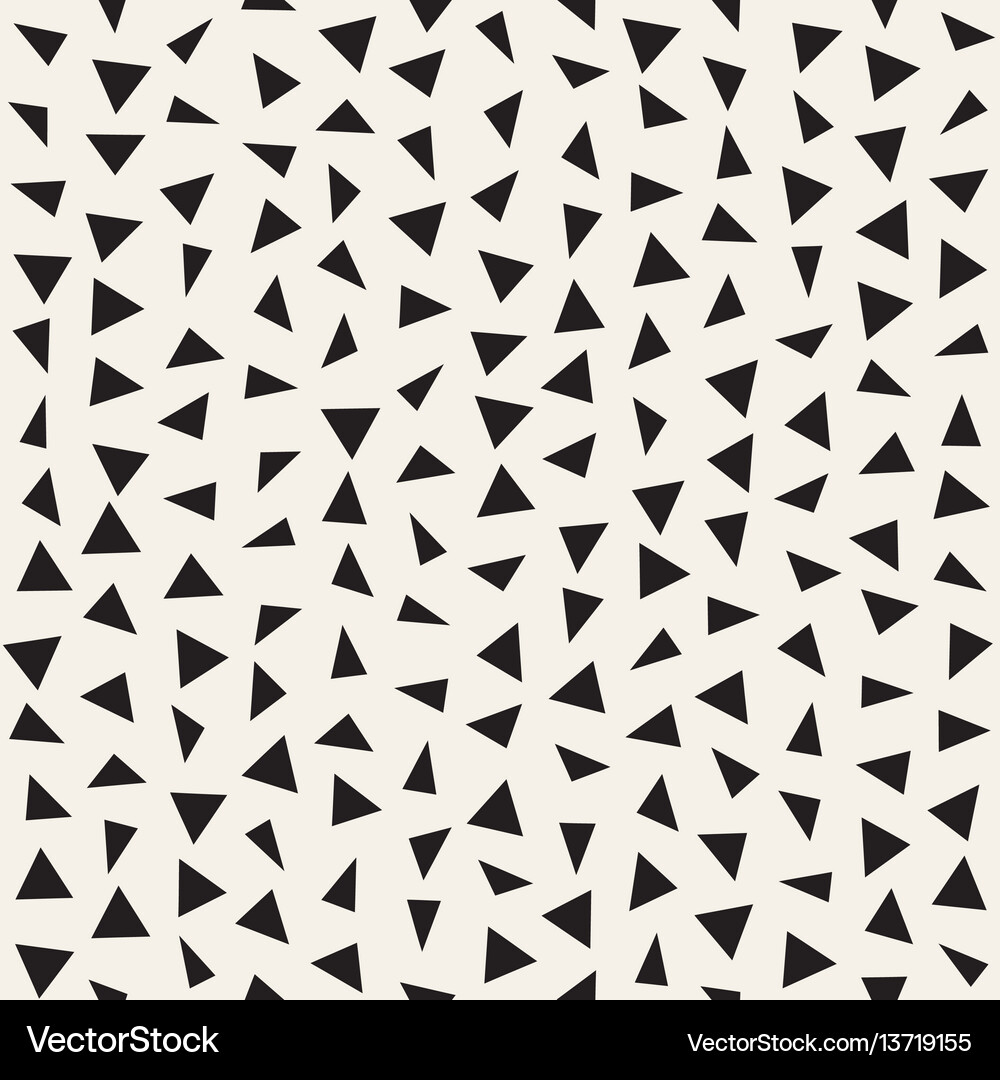 Trendy texture with scattered geometric shapes Vector Image