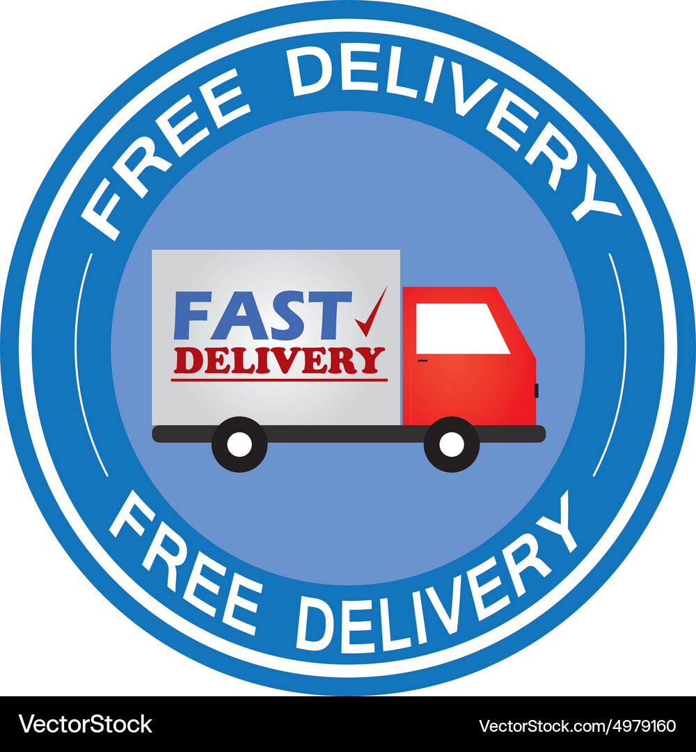 Abstract delivery object on a white background Vector Image
