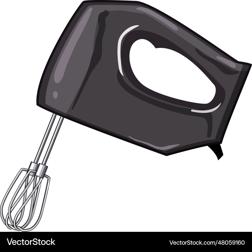 Cake hand mixer cartoon Royalty Free Vector Image