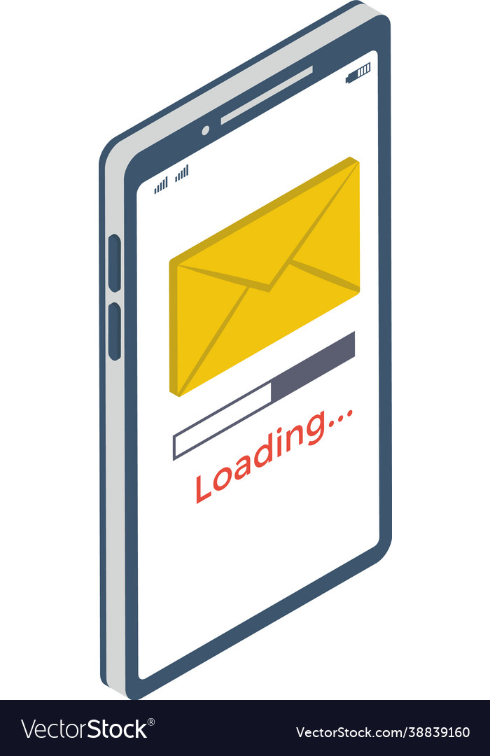 Mail loading Royalty Free Vector Image - VectorStock