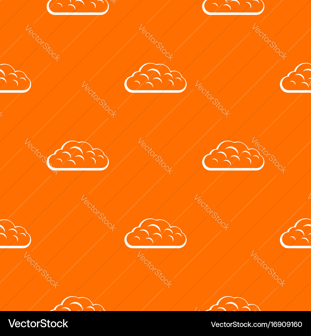 Winter cloud pattern seamless Royalty Free Vector Image