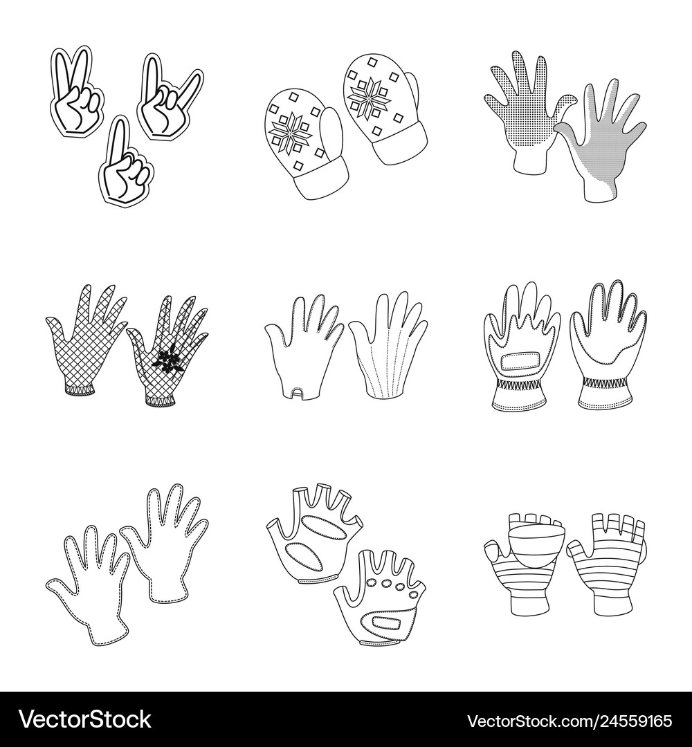 Design of accessory and style symbol Royalty Free Vector