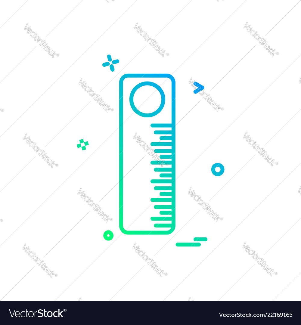 Scale icon design Royalty Free Vector Image - VectorStock