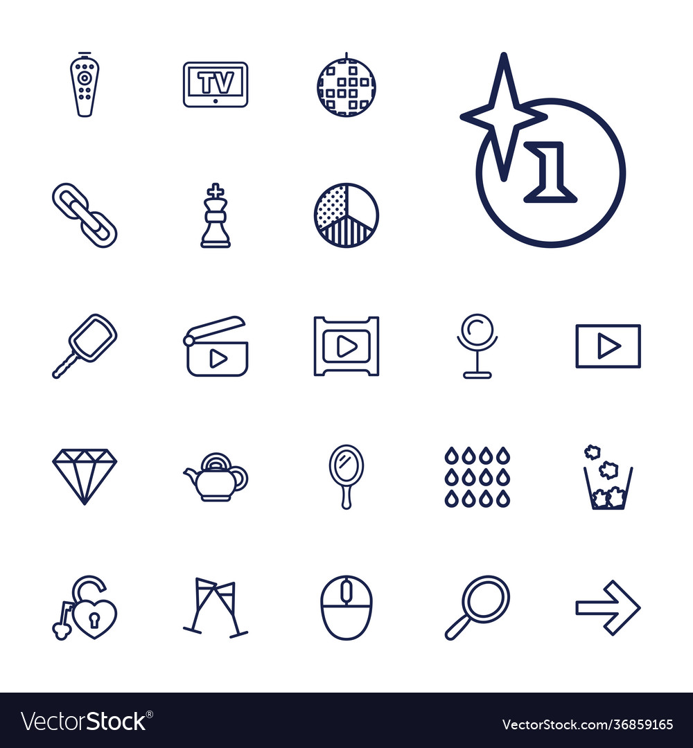 Shiny icons Royalty Free Vector Image - VectorStock