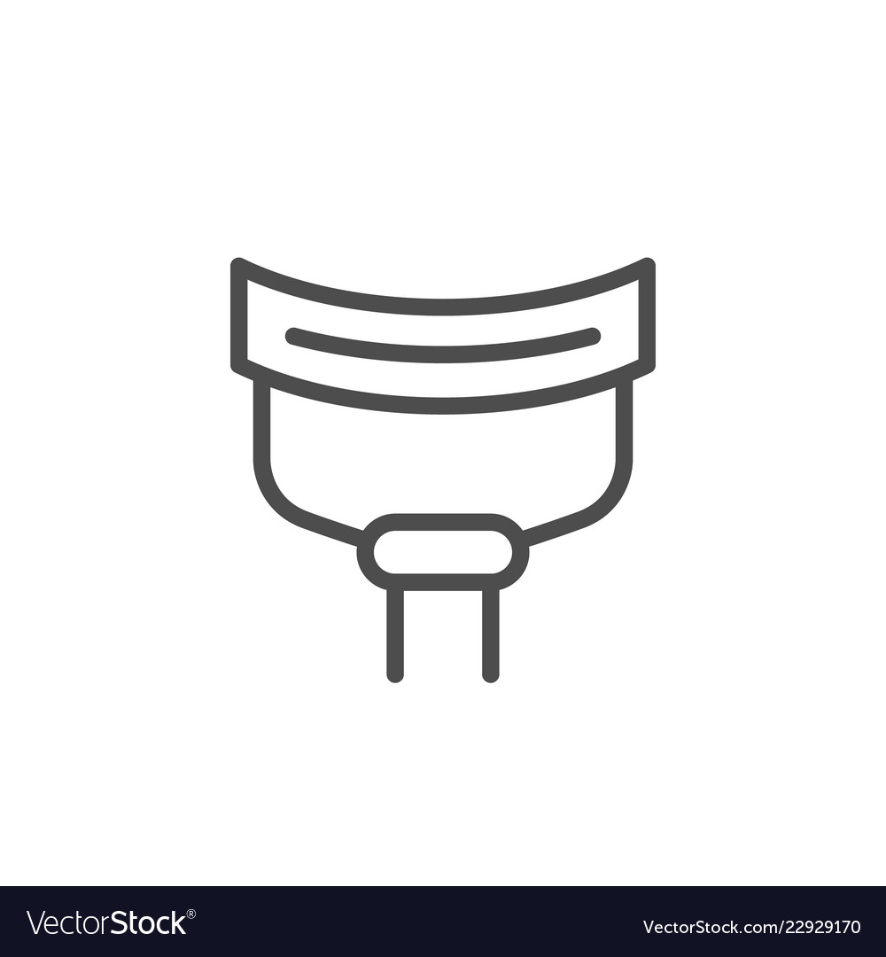 Eyelash curler line icon Royalty Free Vector Image Eyelash curler line icon Royalty Free Vector Image