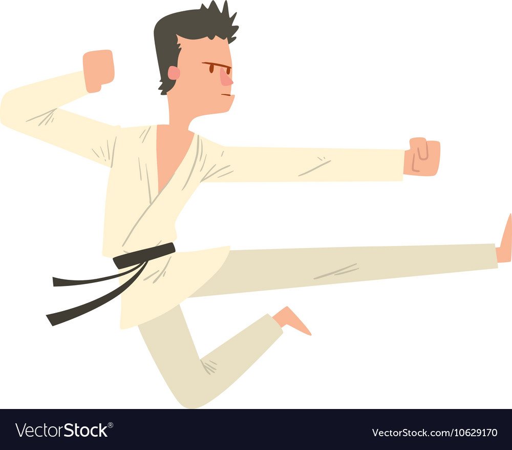 Fighter man Royalty Free Vector Image - VectorStock