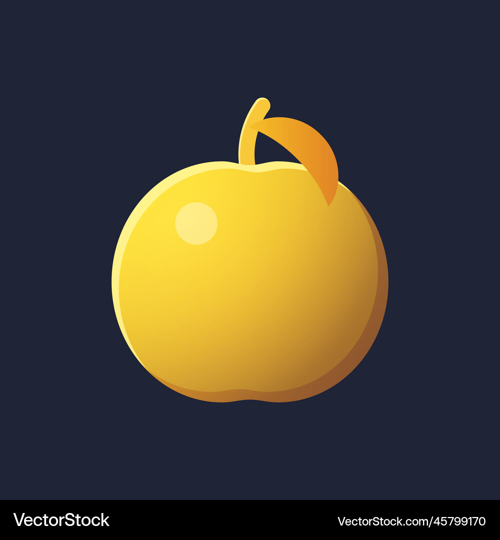 Game ui asset gaming user interface apple icon Vector Image