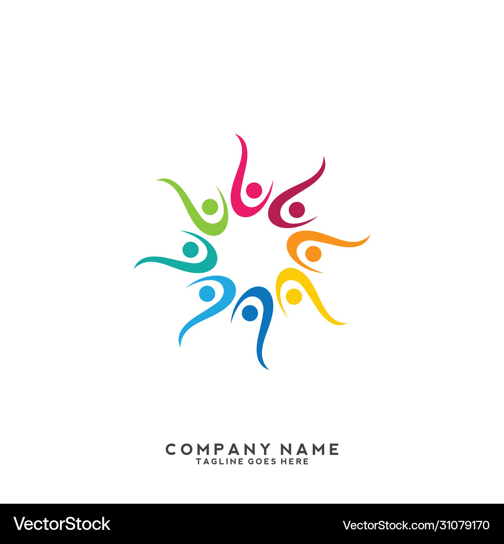 People community creative hub social connection Vector Image