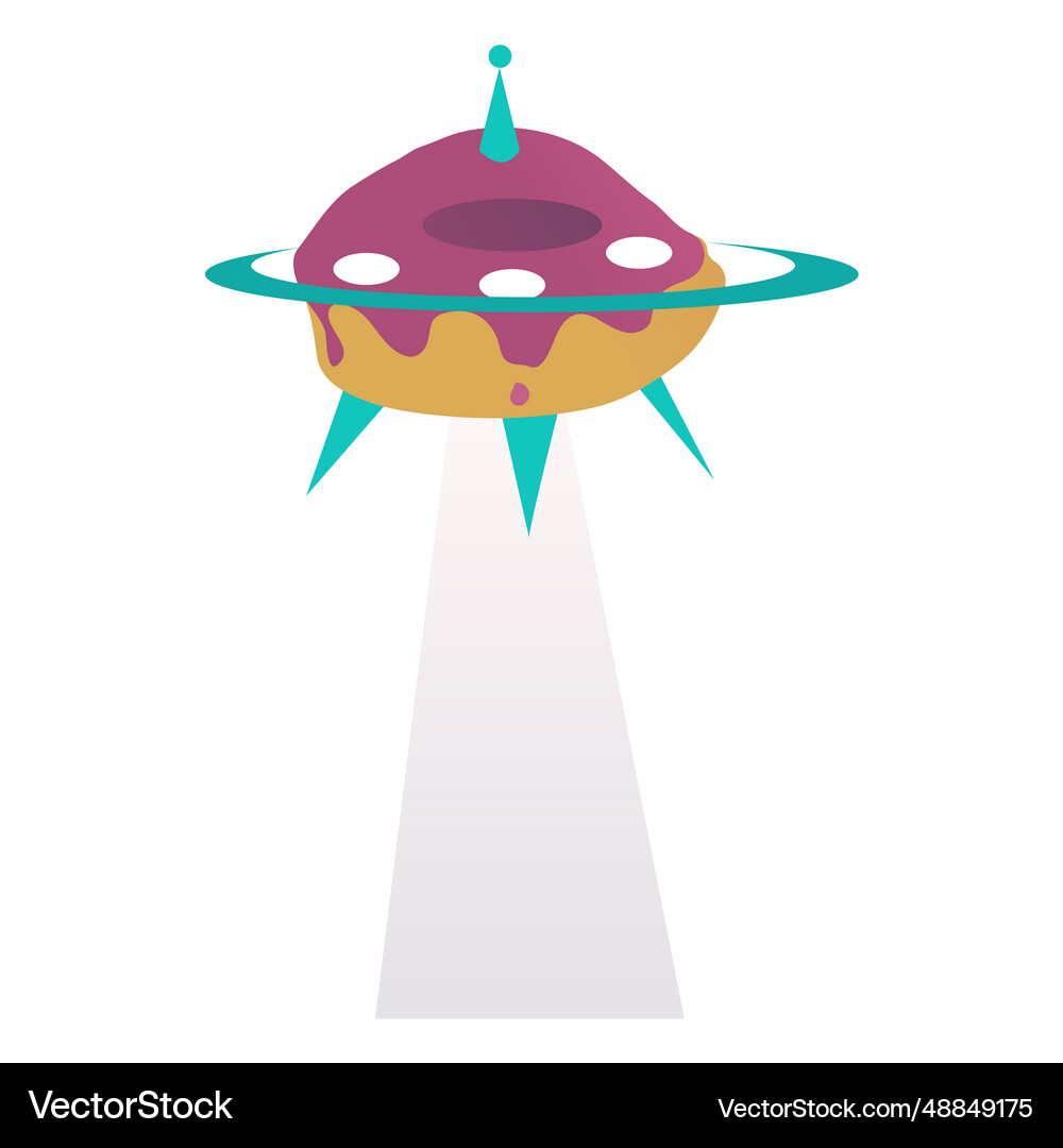 Flat bakery donuts Royalty Free Vector Image - VectorStock