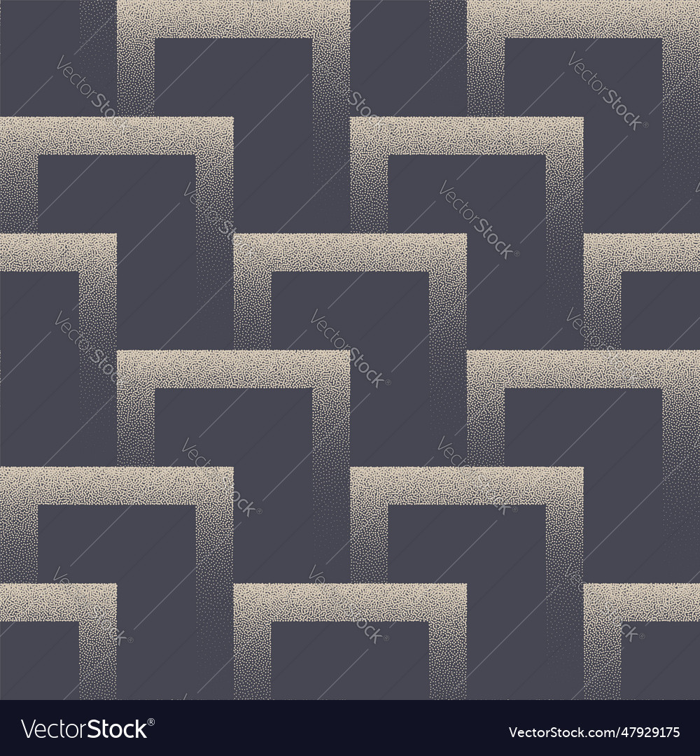 Layered structure geometric seamless pattern dot Vector Image