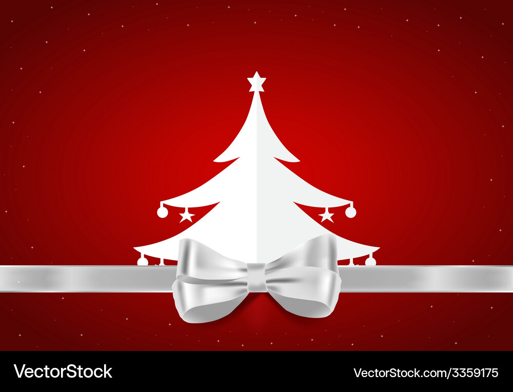 Merry christmas gift card design Royalty Free Vector Image