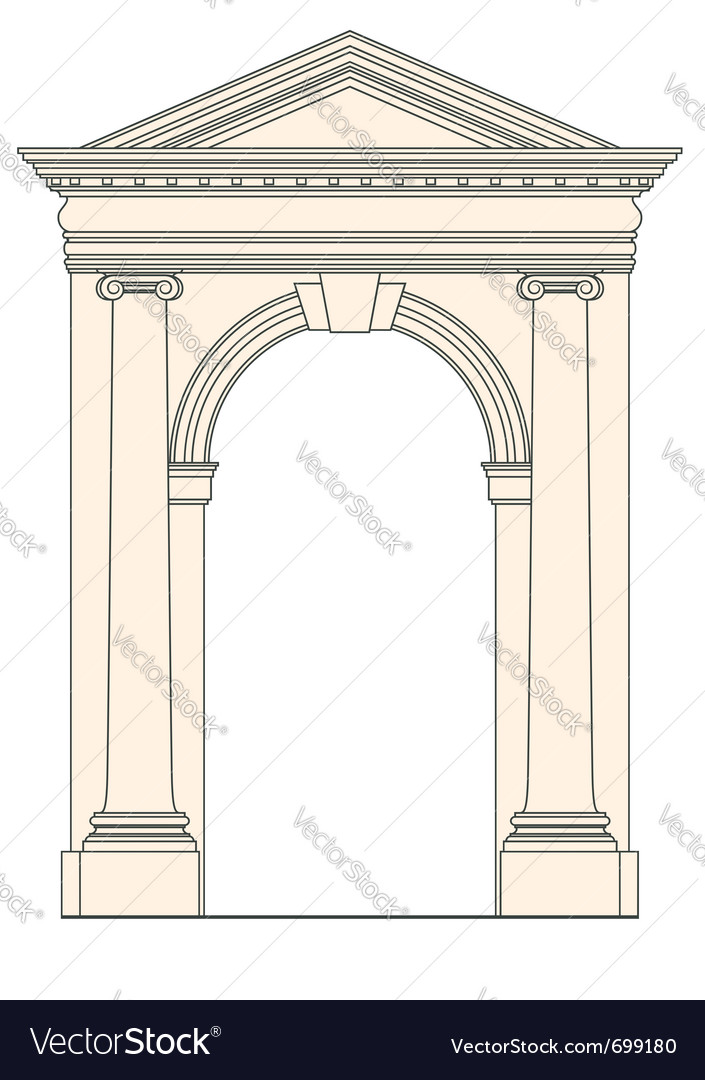 Architectural element Royalty Free Vector Image