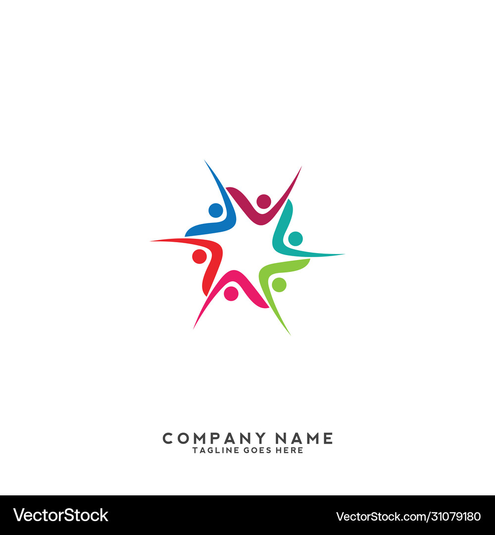 People community creative hub social connection Vector Image