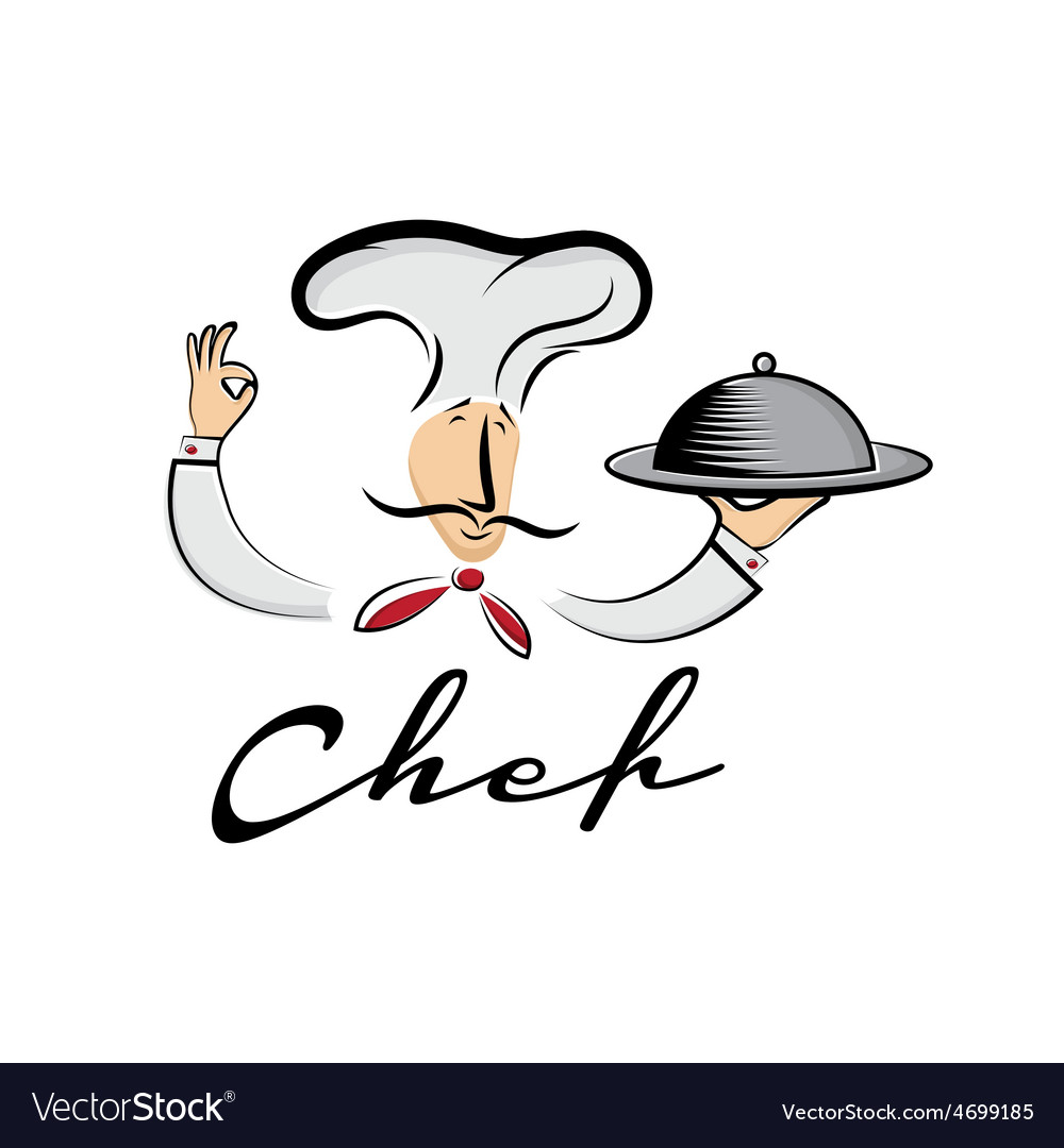 Chef design template Royalty Free Vector Image