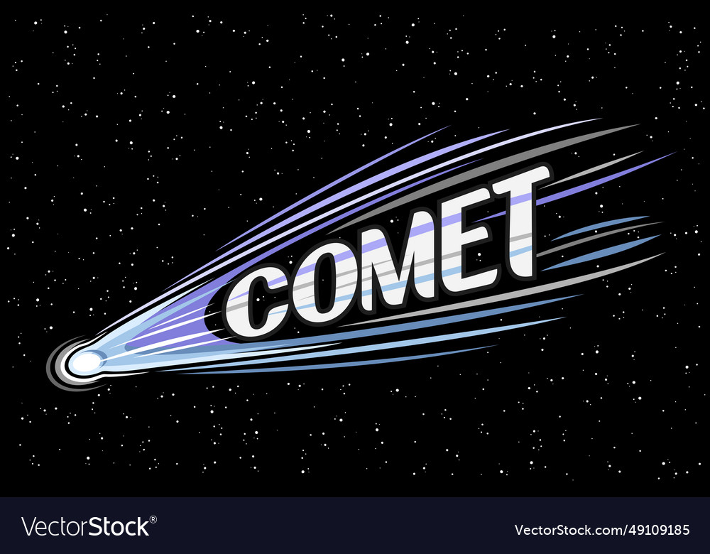 Comet Royalty Free Vector Image - VectorStock