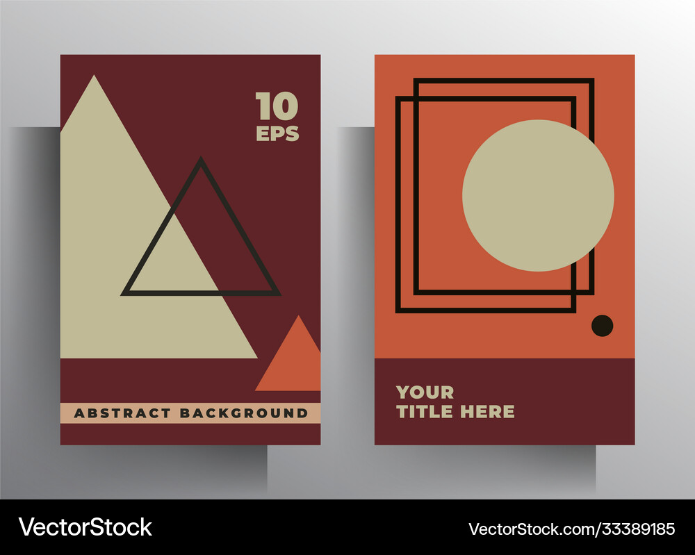 Cover for book brochure catalog folder magazine Vector Image