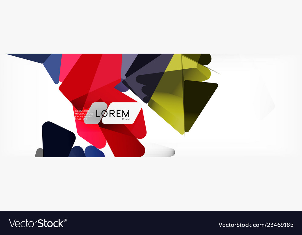 Science Background Abstract Triangle Pattern Vector Image