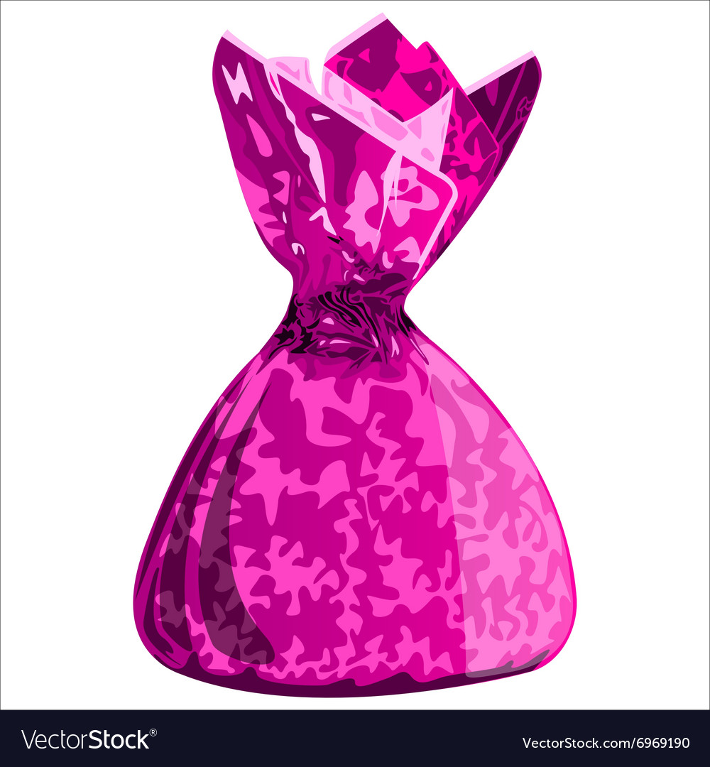Candy in a wrapper Royalty Free Vector Image - VectorStock