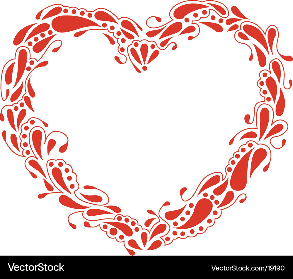 Vector Heart Frame