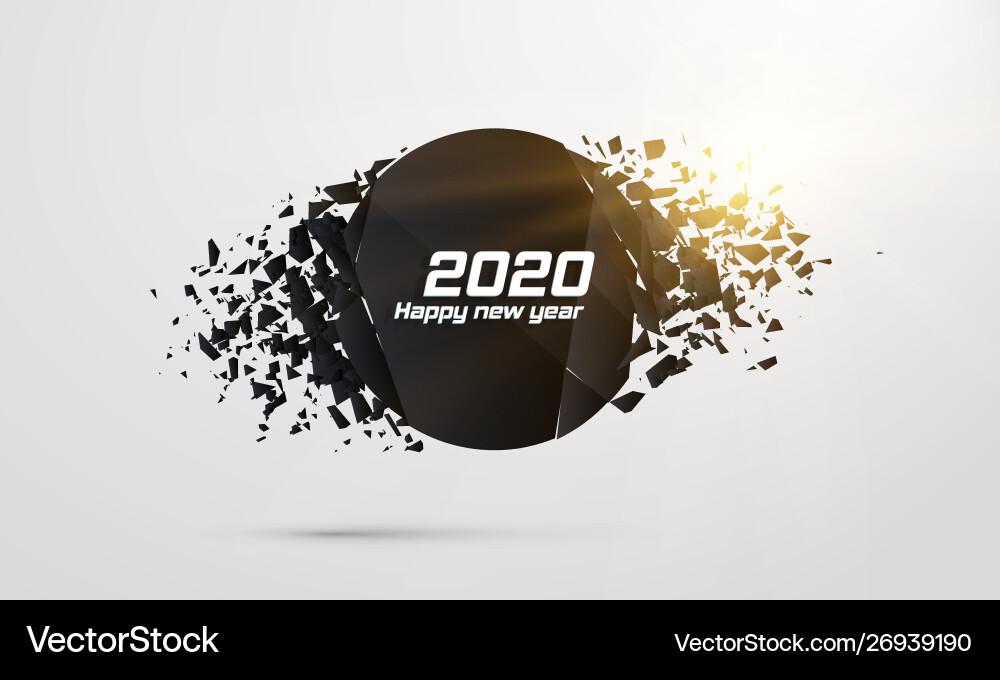 Happy new year Royalty Free Vector Image - VectorStock