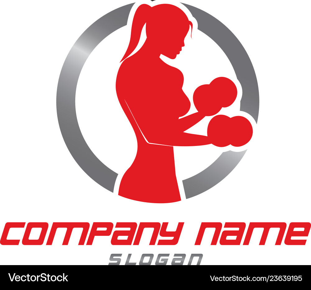 Gym woman design Royalty Free Vector Image - VectorStock