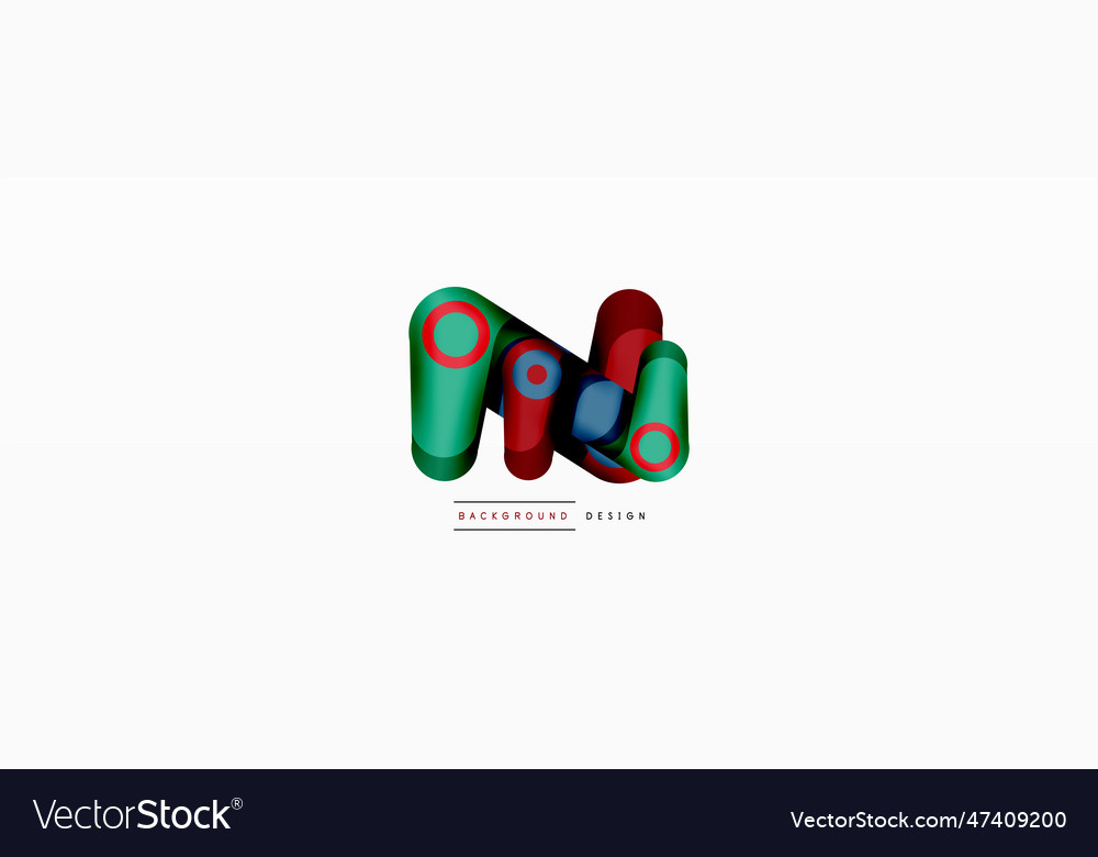 Abstract Geometric Shapes Background Color Shapes Vector Image