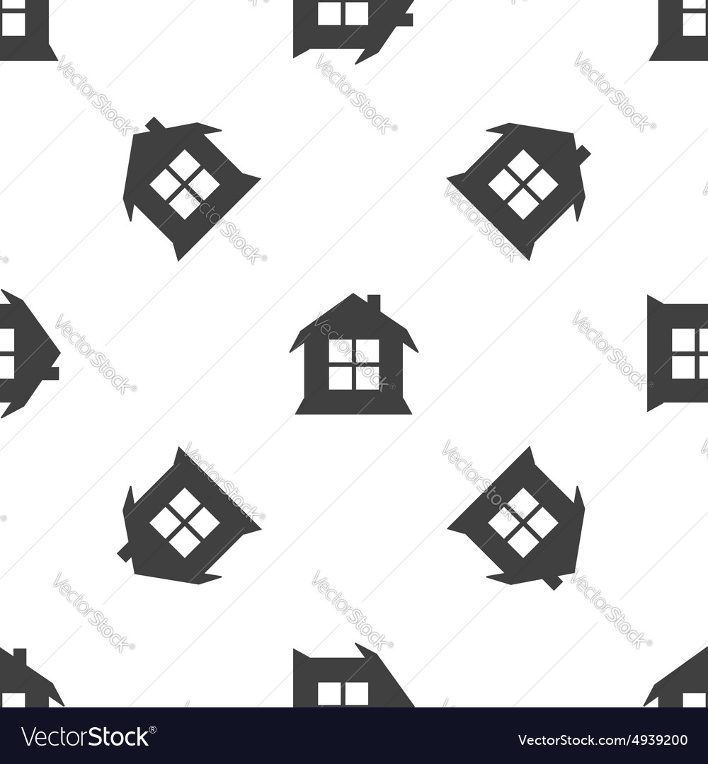 House pattern Royalty Free Vector Image - VectorStock