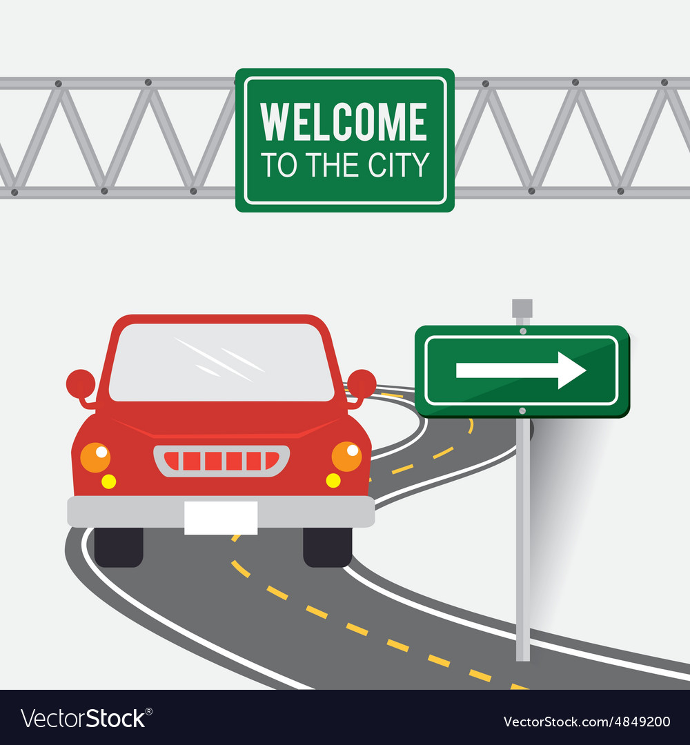 Road signs Royalty Free Vector Image - VectorStock