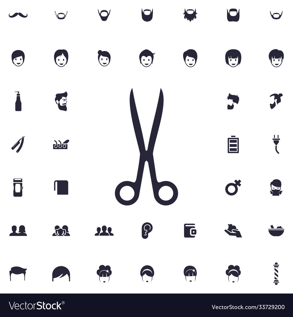 Scissors icon Royalty Free Vector Image - VectorStock