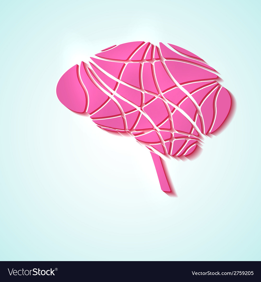 Creative brain Royalty Free Vector Image - VectorStock