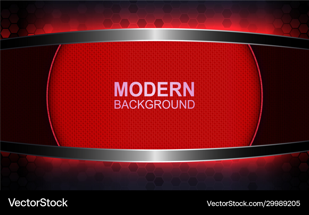 Dark red composition with a mosaic and a convex Vector Image