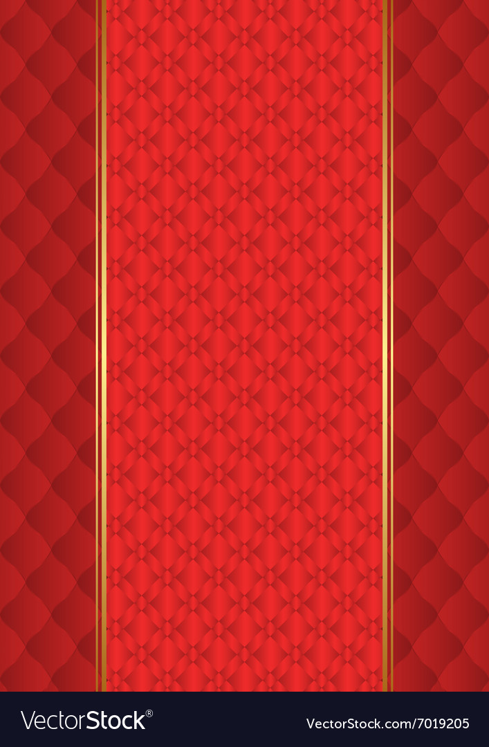 Red background with decorative pattern Royalty Free Vector