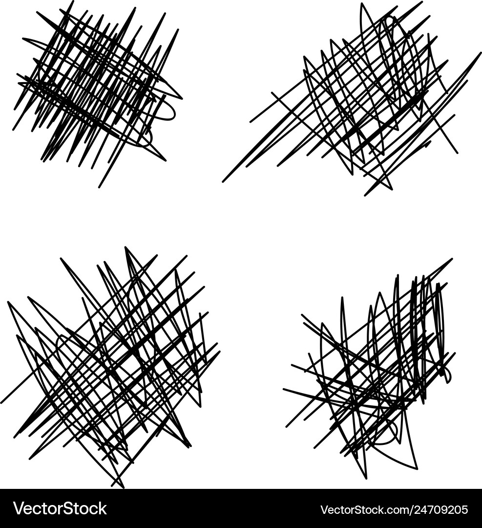 Shaded background set drawn pencil Royalty Free Vector Image