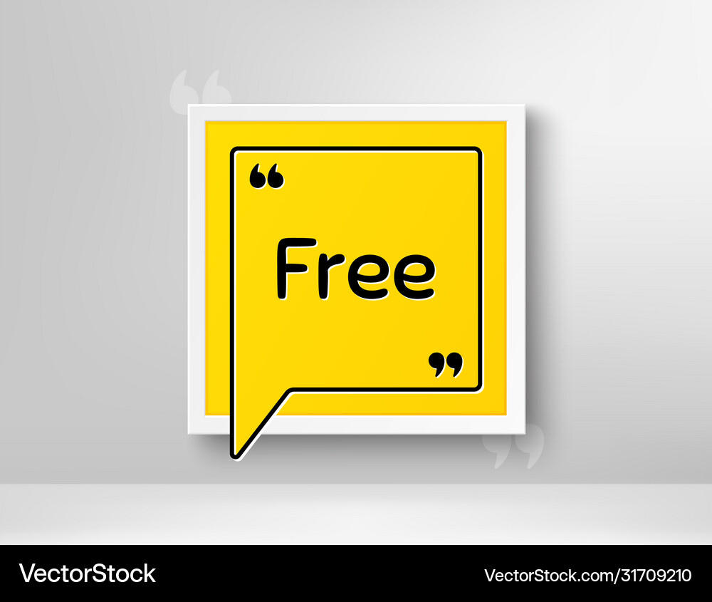 Free symbol special offer sign Royalty Free Vector Image