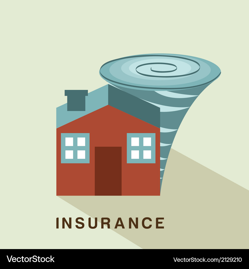 Insurance design over white background Royalty Free Vector