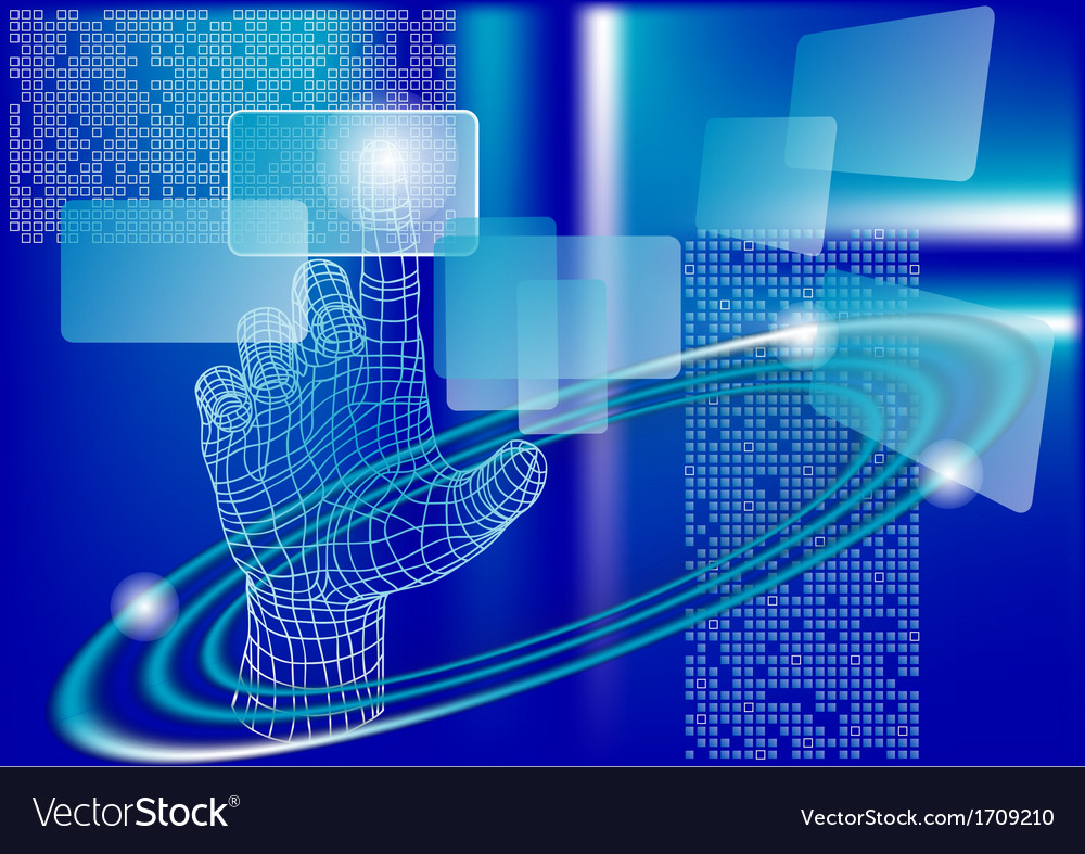 Technology abstract Royalty Free Vector Image - VectorStock