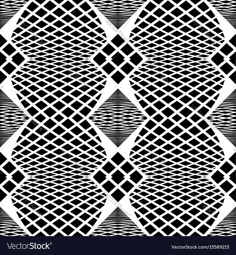 Design seamless monochrome square pattern Vector Image