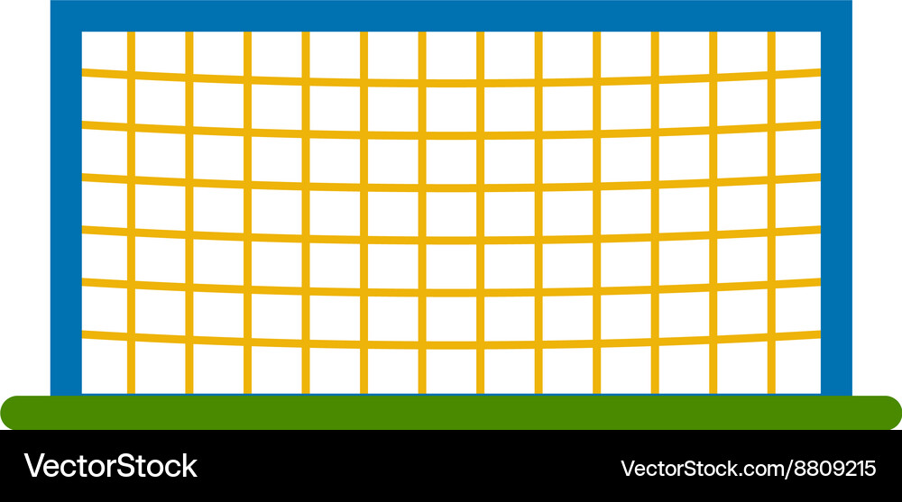 Football goal Royalty Free Vector Image - VectorStock