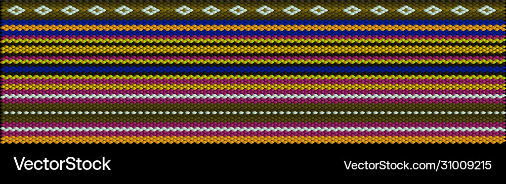 Traditional ethnic ornament for use on fabrics Vector Image