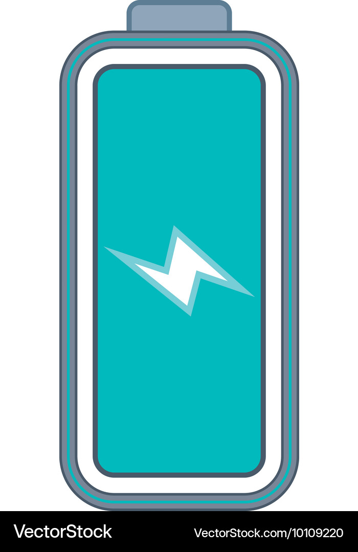 Battery energy power charge icon graphic Vector Image