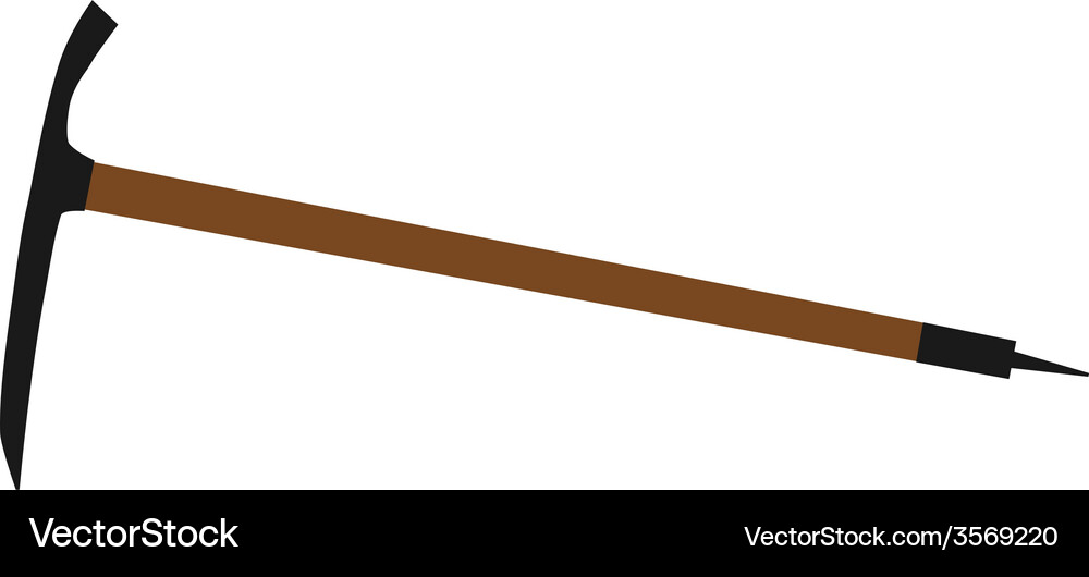 Ice axe Royalty Free Vector Image - VectorStock
