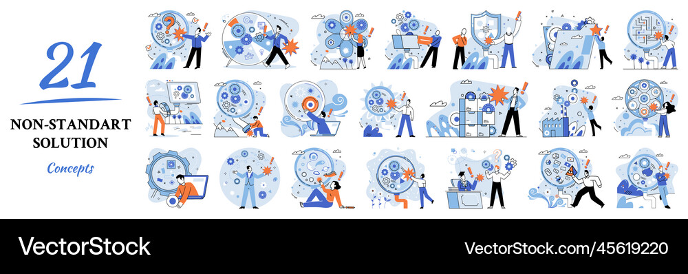 Non standart solution creation of individual Vector Image