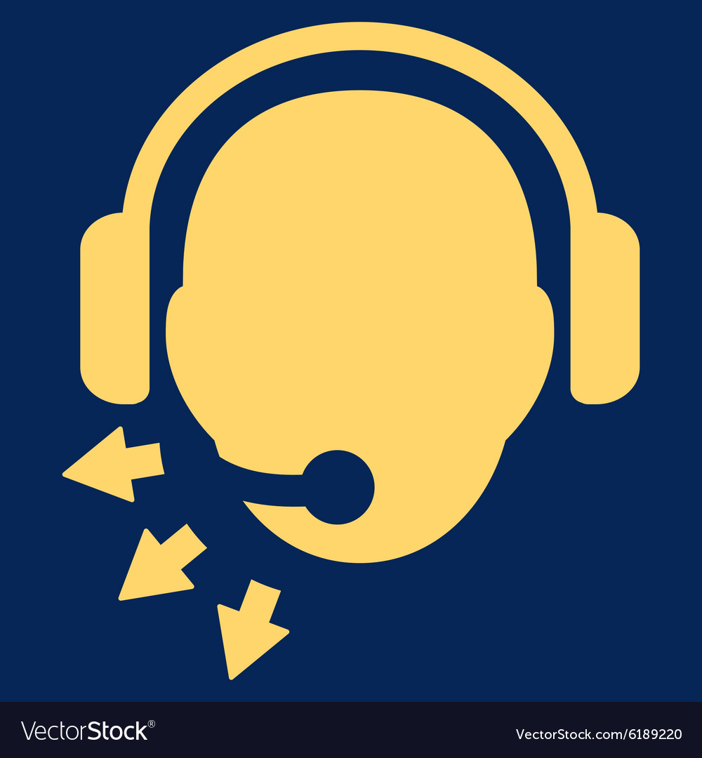 Operator message icon Royalty Free Vector Image